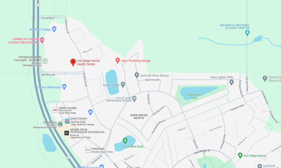 Contact Us | Erin Ridge Family Health Centre